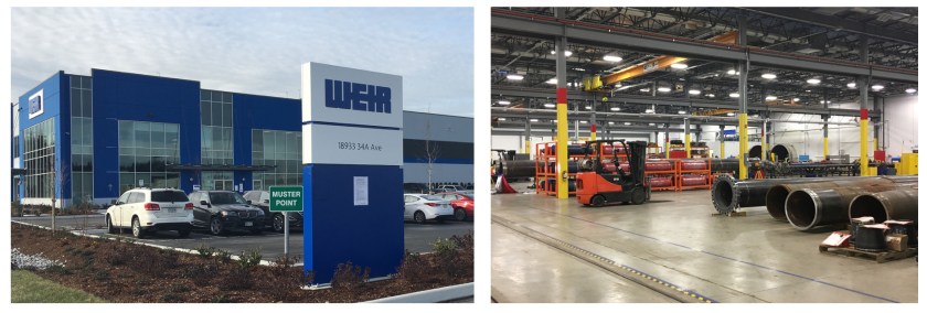 Weir Canada Manufacturing Facility